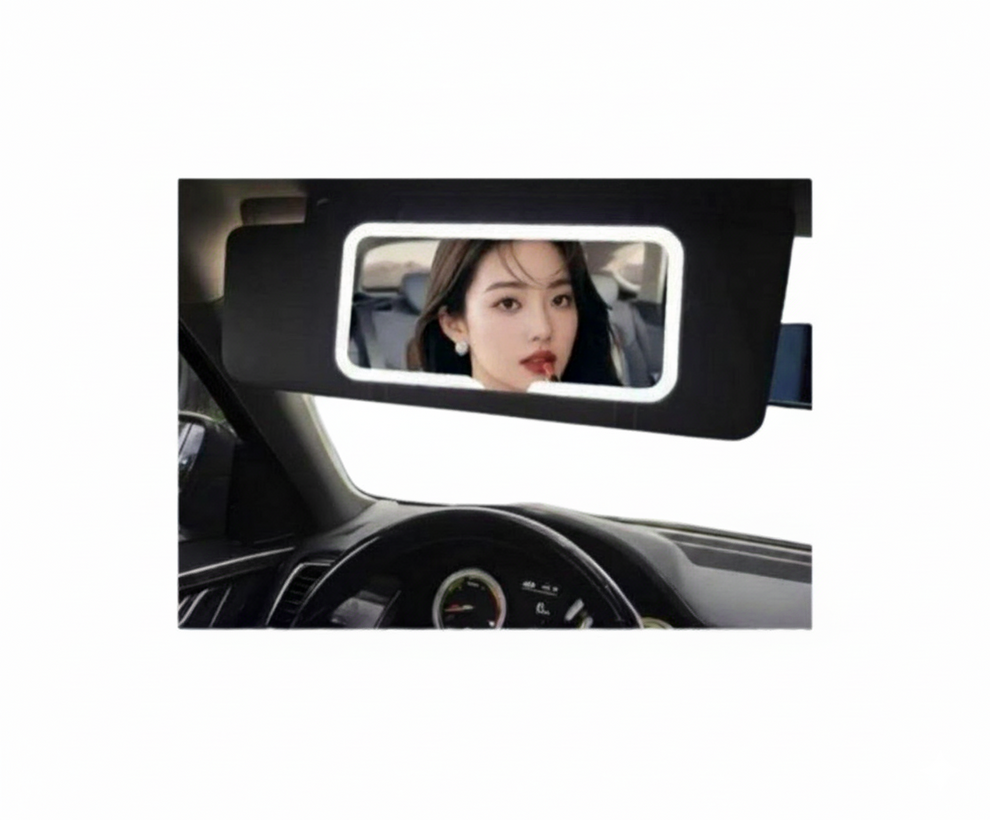 Espejo con Luz Dimmable para Visera Auto – UNIVERSO LED